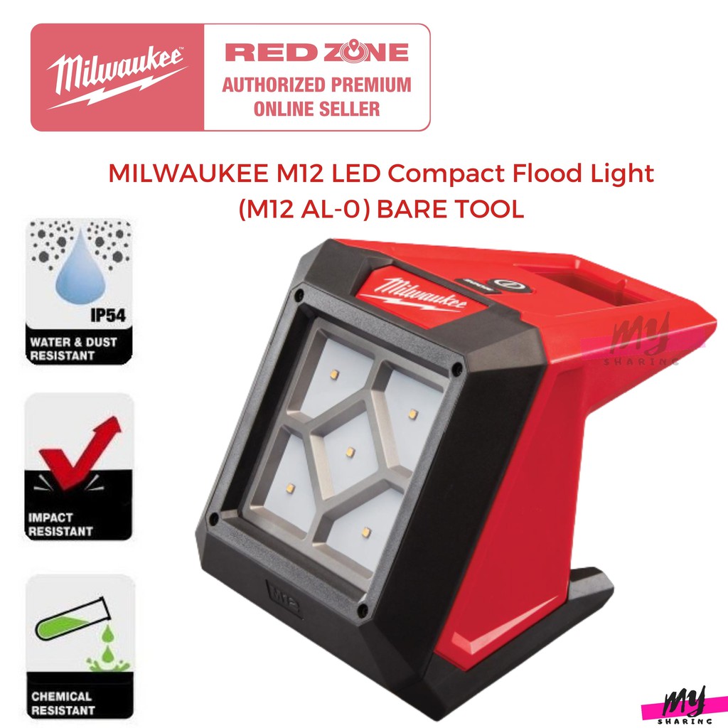 MILWAUKEE M12 LED Compact Flood Light (M12 AL-0) BARE TOOL | Shopee ...