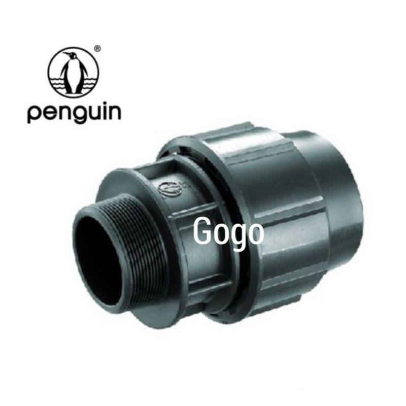 PENGUIN HDPE Poly Male Threaded Adapter / MTA 20mm, 25mm, 32mm | Shopee ...