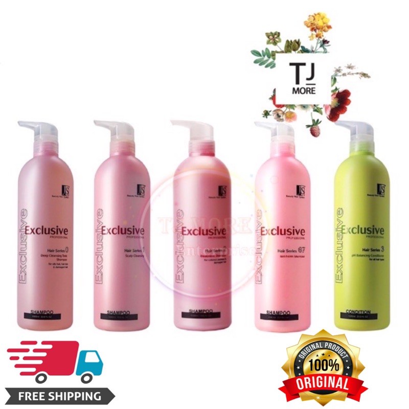 JS Beauty Hair Shampoo Conditioner Deep Cleansing Treatment 1000ml ...