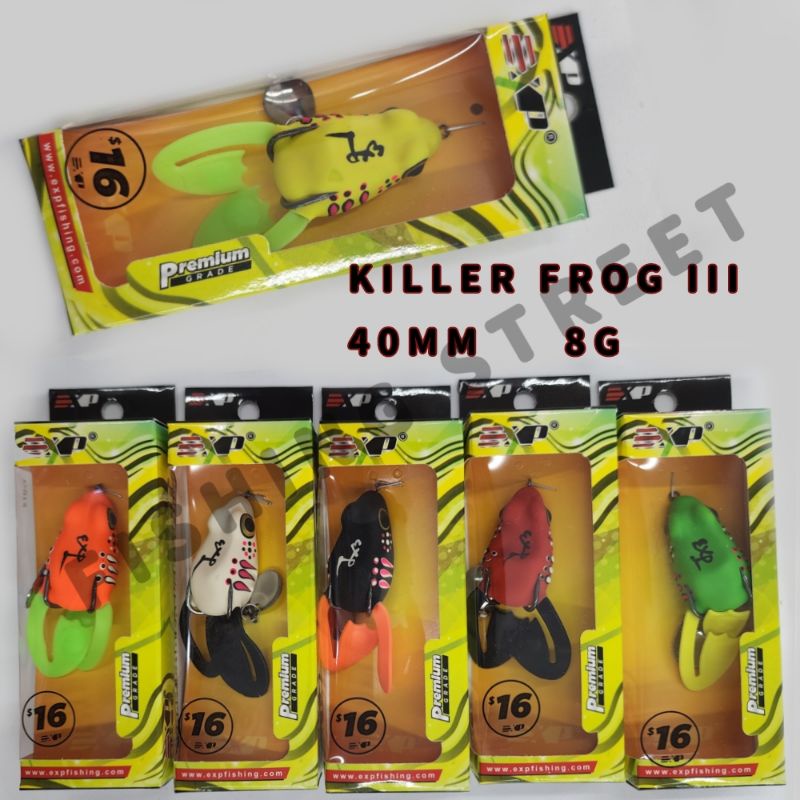 EXP KILLER FROG 3 SOFT FROG HARUAN FISHING LURES | Shopee Malaysia