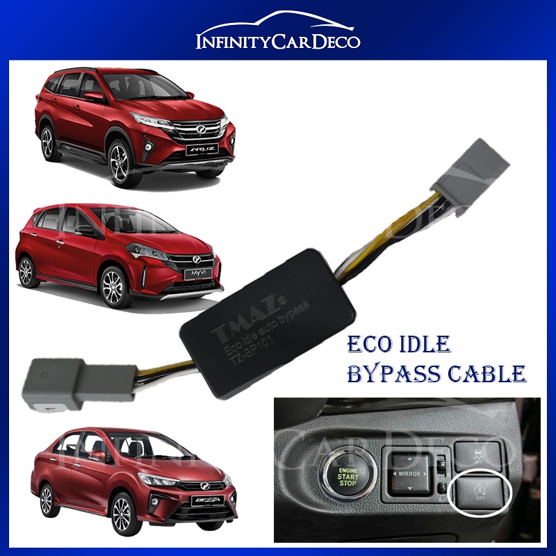 Bezza Aruz Eco Idle Bypass Plug & Play Cable Module Engine Auto Off For ...