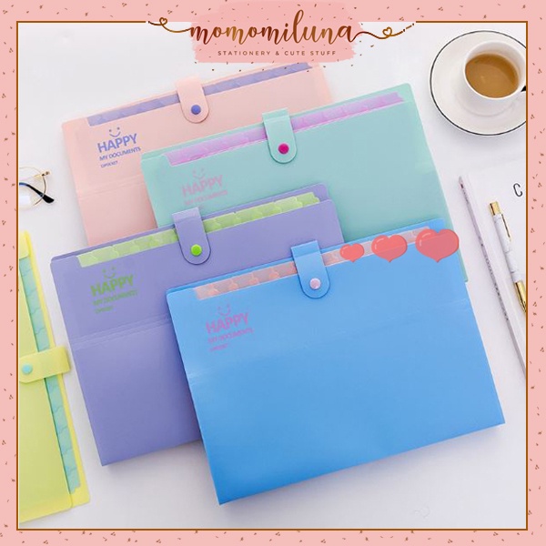 12 Slots document map document Storage Paper file happy simple motif ...
