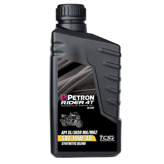 Petron Rider Motorcycle Engine Oil (Semi Syn 4T 10W40 1lt) or (Semi Syn ...