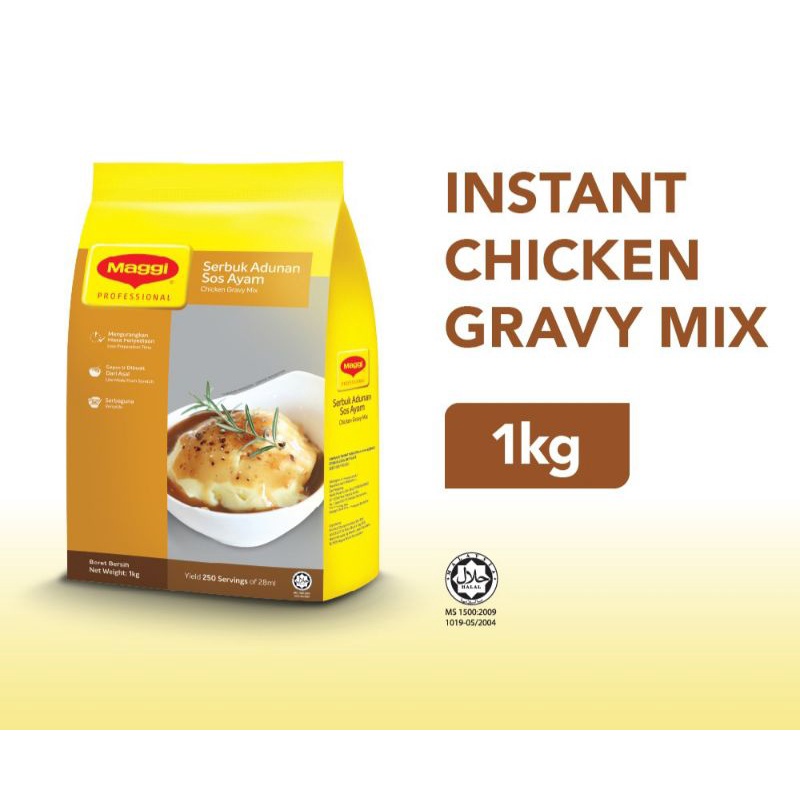 Maggi Chicken Gravy Mix no MSG -1kg | Shopee Malaysia