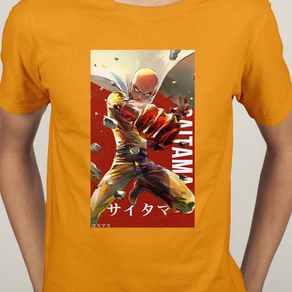 One Punch Man Saitama Genos Tatsumaki Mumen rider Anime Short Sleeve T ...