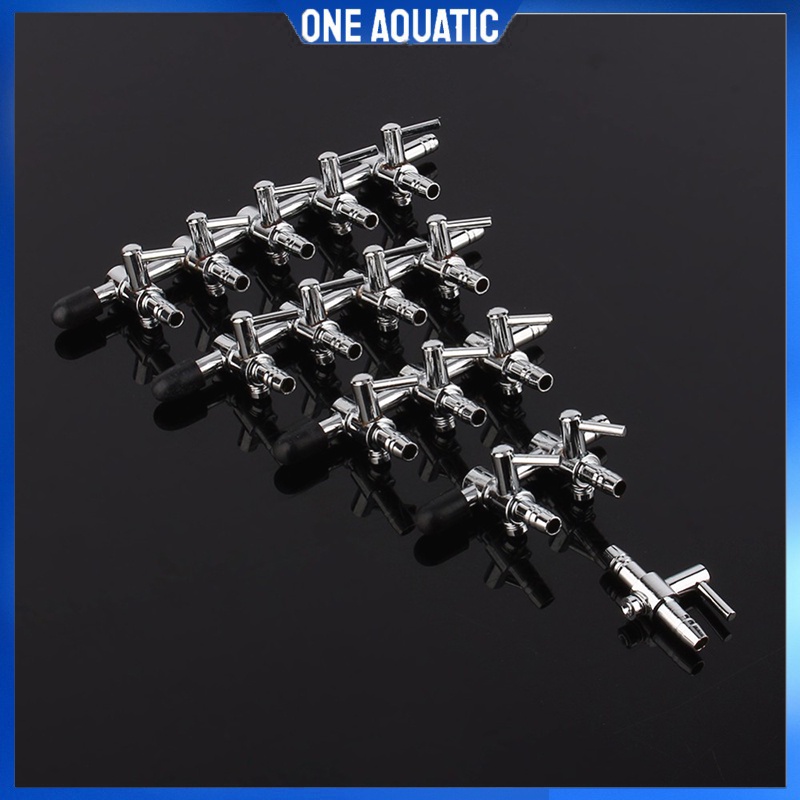 1 2 3 4 5 Way Aquarium Air Splitter Valve Fish Tank Air Pump Flow ...