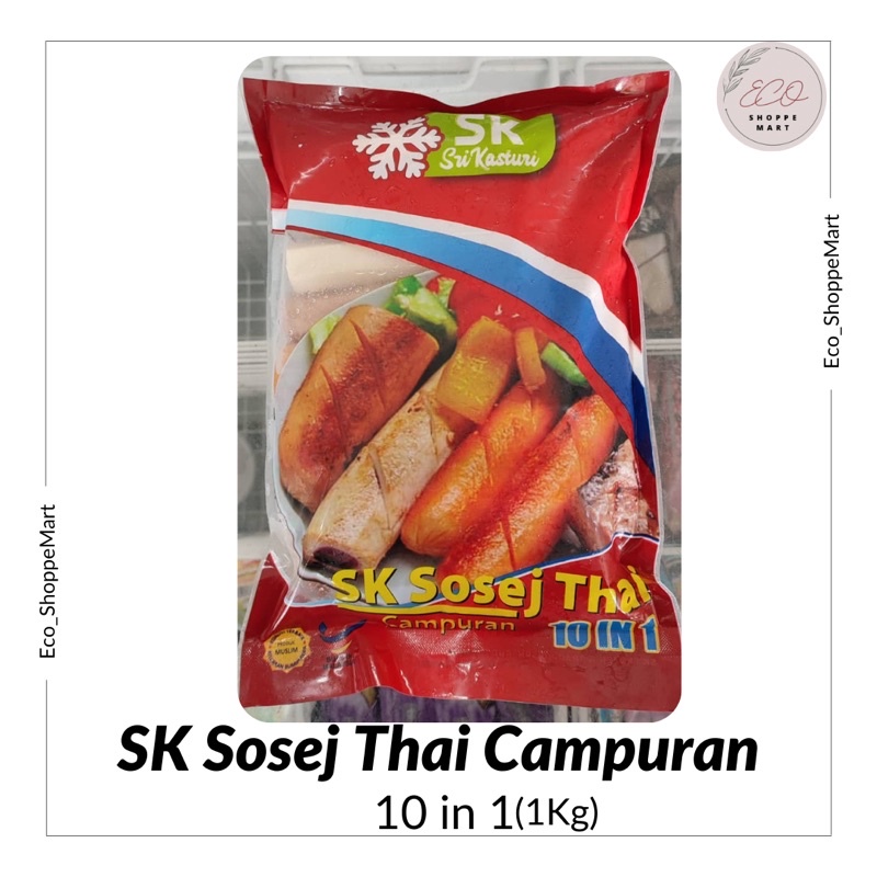 SK Sosej Thai Campuran 1Kg (10 In 1) | Shopee Malaysia