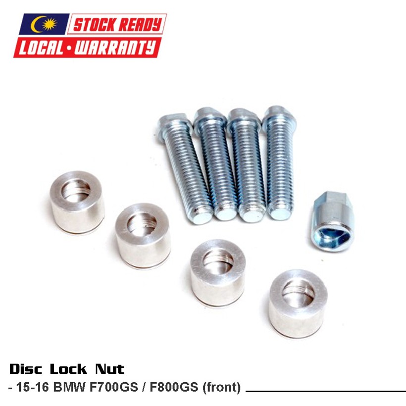 Caliper Nut / Disc Lock Nut / Screw for BMW F700GS / F800GS / MOTO ...