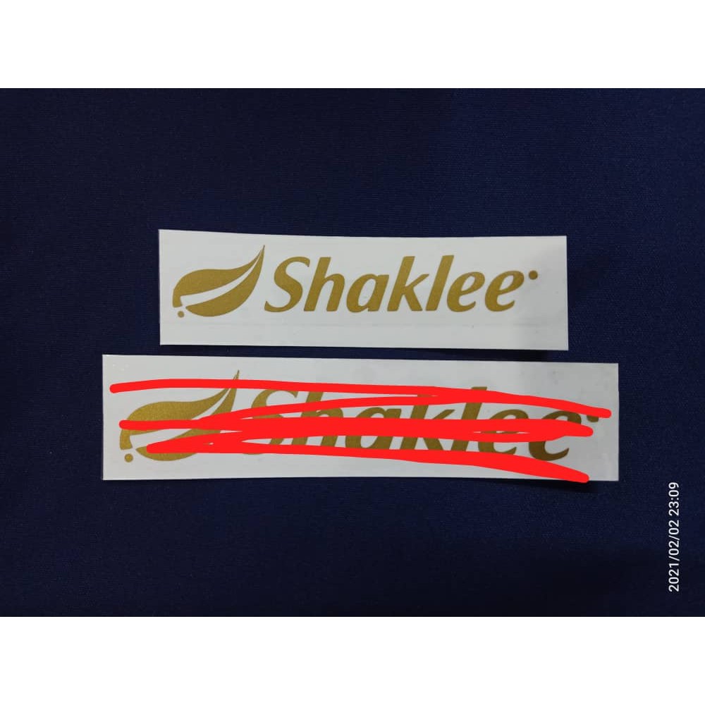 STICKER SHAKLEE / SHAKLEE / STICKER KERETA SHAKLEE / STICKER MOTO ...