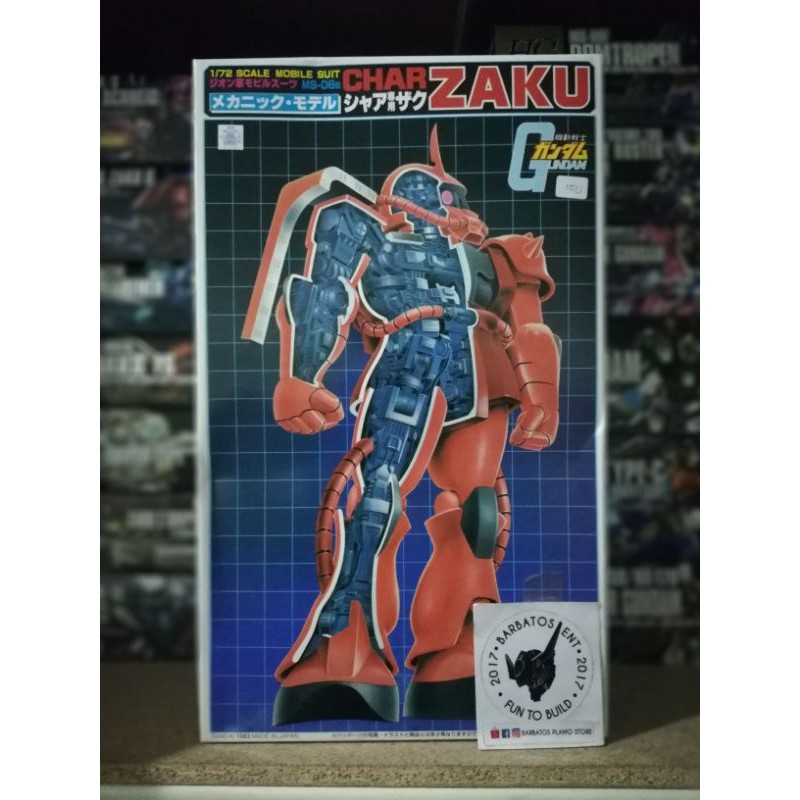 [☢️ Inner Frame Exposed! ☣️] 1/72 MS-06S Zaku II (Mechanic Model ...