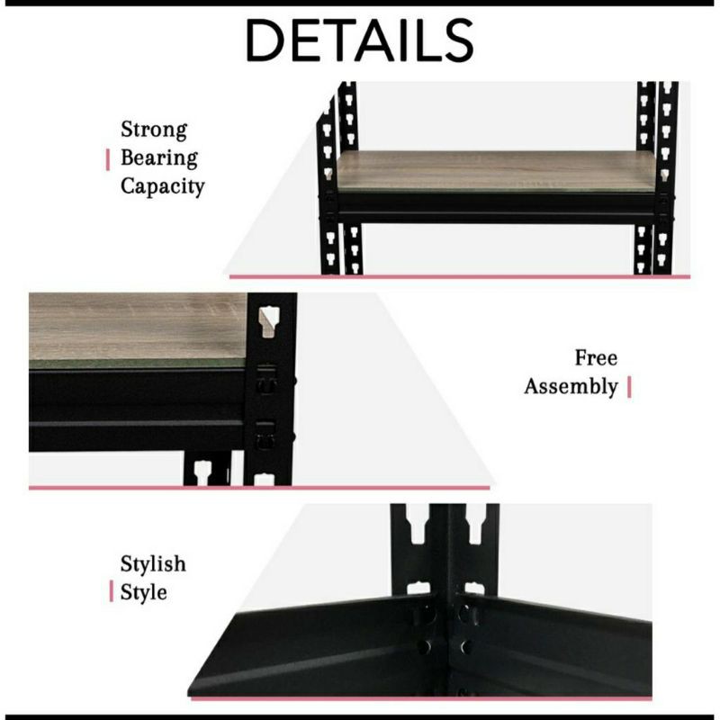 Home Prime HP010 Boltless Working Table with Side Rack Combo 2 In 1 ...