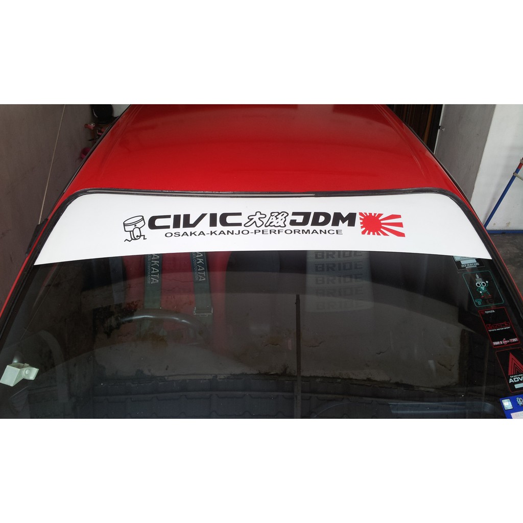 CAR STICKER HONDA EF9 EG8 EG9 EK EK9 CIVIC FERIO VIRS ES ES2 FD2R CITY ...