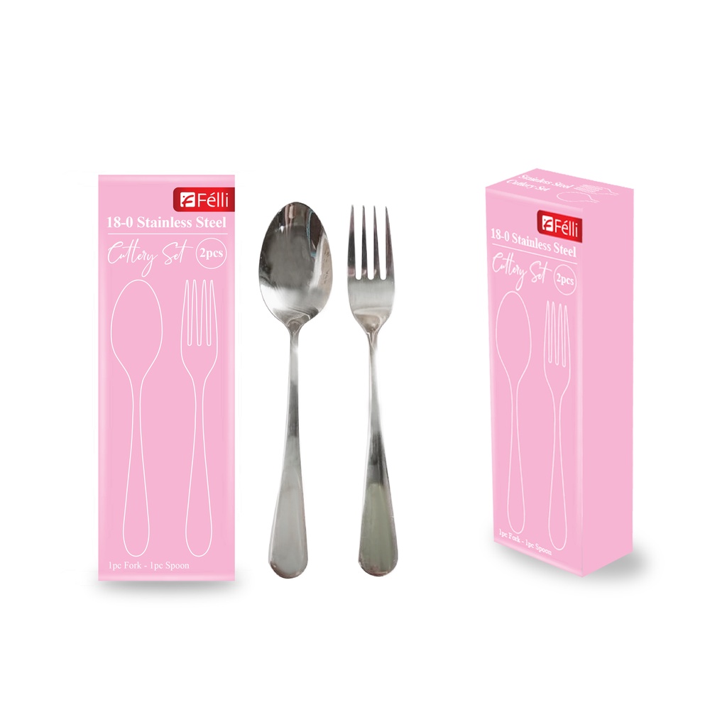 [Gift Redemption] Felli Cutlery Set 2pc | Shopee Malaysia