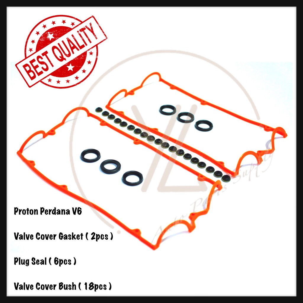PROTON PERDANA V6 ( SILICONE ) VALVE COVER GASKET / PLUG SEAL / VALVE ...