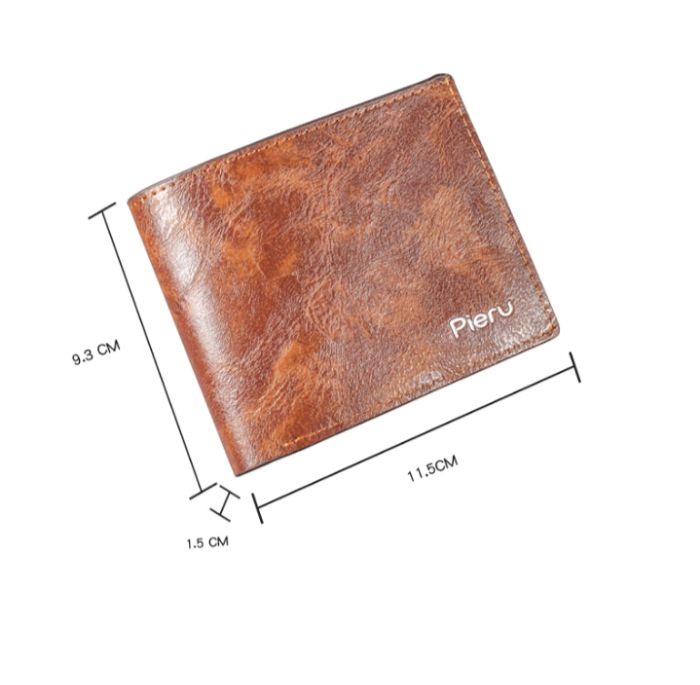 Dompet lelaki pendek dompet klip bil beg kad beg duit lelaki lipat ...