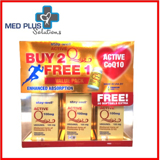 Stay well Active Q10 100mg (Exp: 4/2026) Promo Extra GIft | Shopee Malaysia