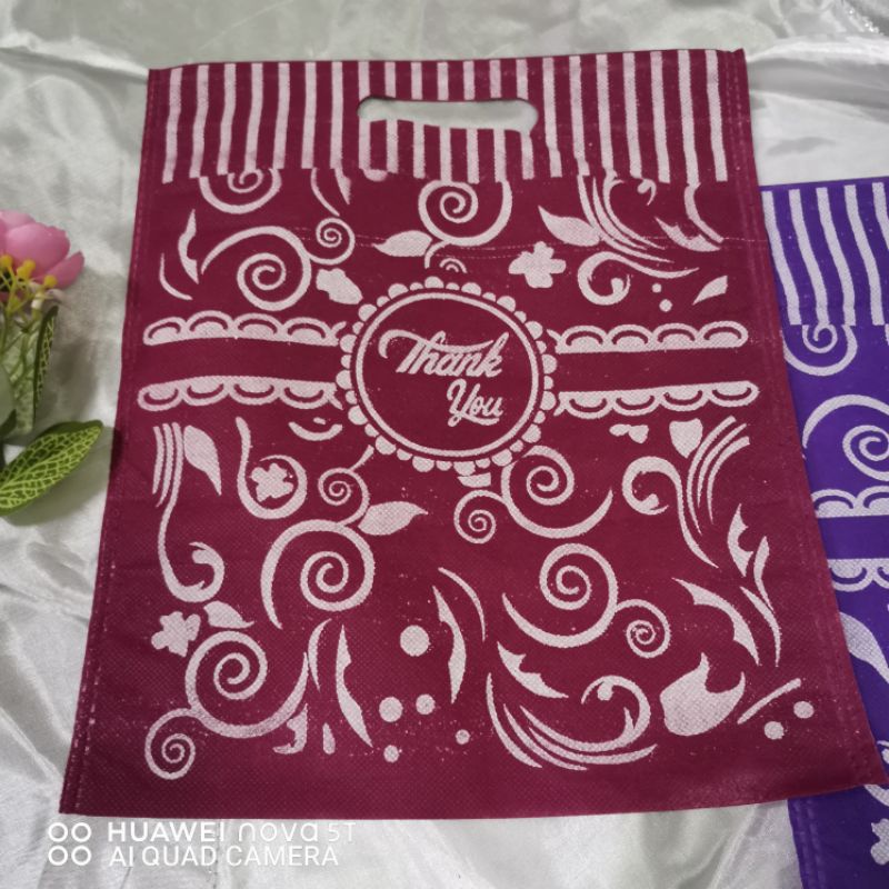 100pcs Beg Kain 25cmx30cm Size Muat Air Kotak Besar dan Jajan Goodies ...