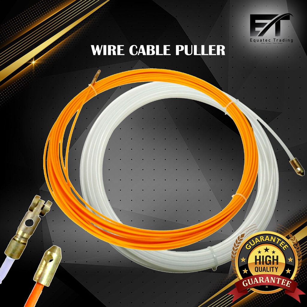 WIRE CABLE PULLER / WIRE PULLER REEL (4mm/4.5mm) 15MTR / 30MTR | Shopee ...