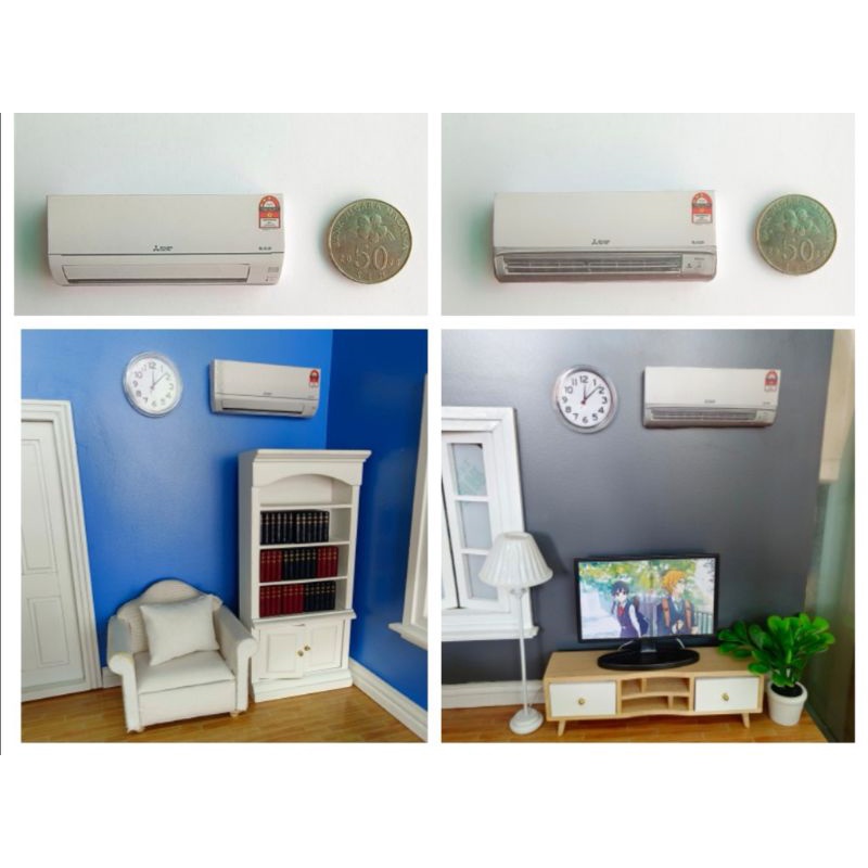 Pre order 7days Toy mini aircond handmade / Miniature air conditioner ...