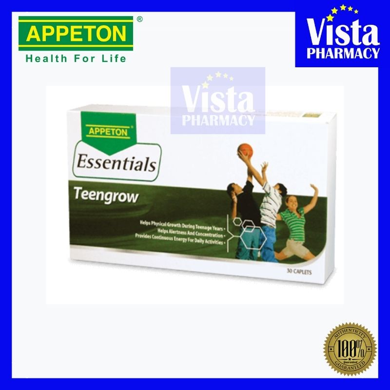 [EXP11/25] Appeton Essentials Teengrow (30 cap) | Shopee Malaysia