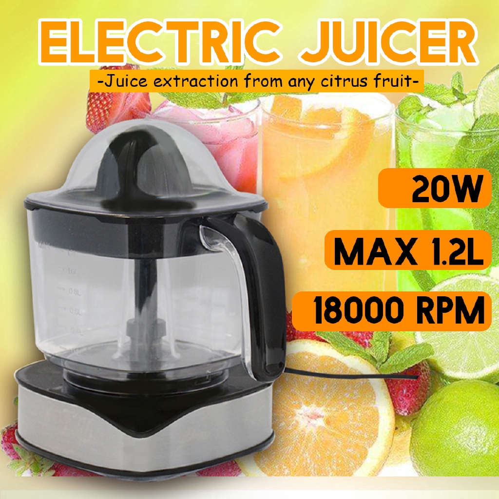 1.2L Portable Drainer 220 Volt Electric Juicer Dual Head 18000 Rpm ...