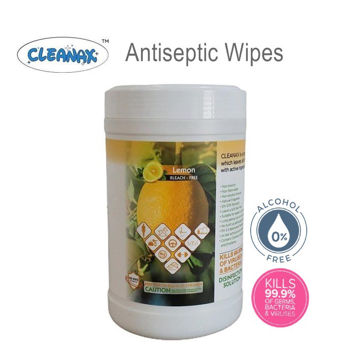 CLEANAX Wet Wipes Antiseptic Wipe Disinfection Hand Sanitizer Alcohol ...