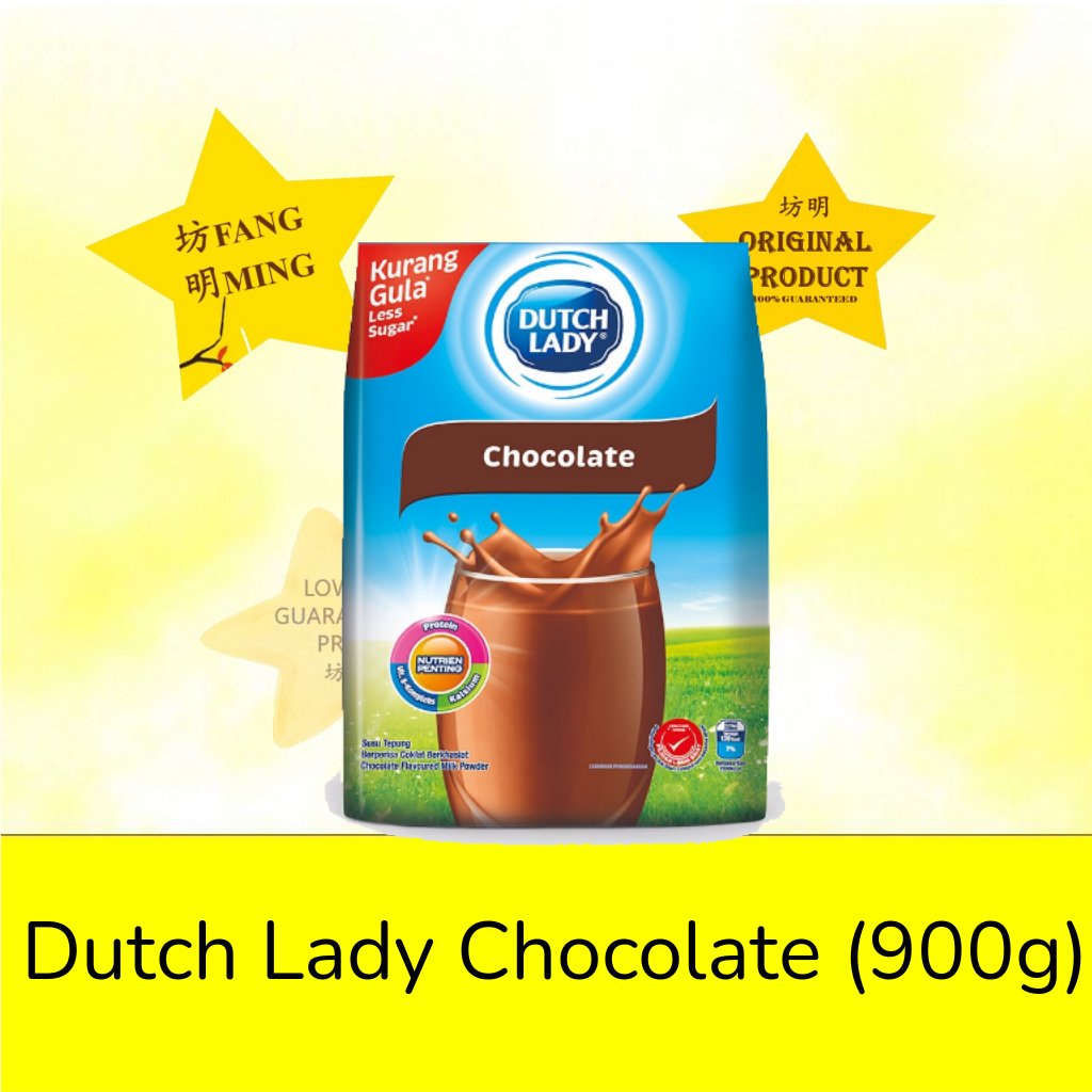 Dutch Lady Instant Filled Milk Powder Plain / Full Cream / Chocolate ...