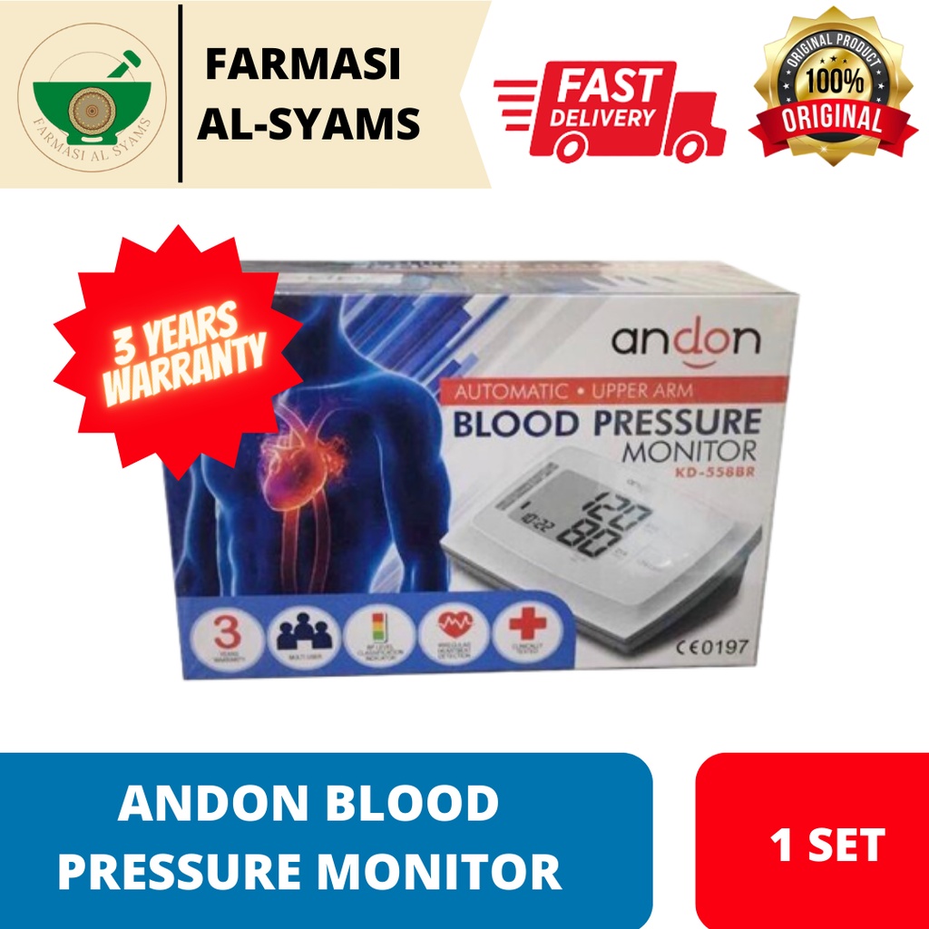Andon Blood Pressure Monitor (1 Set) | Shopee Malaysia