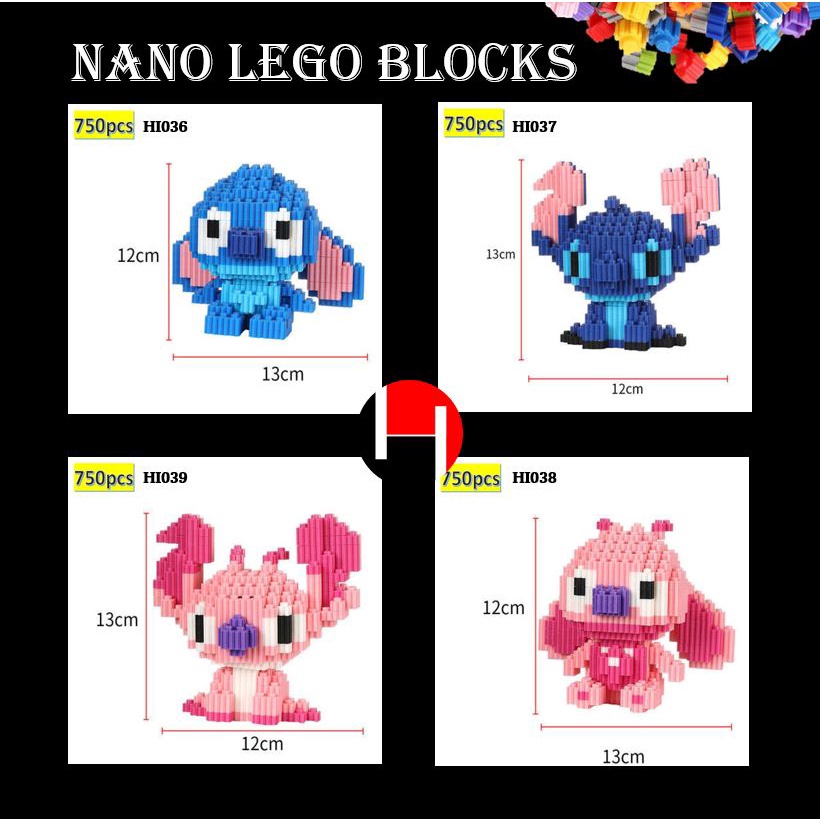 Nano Lego Blocks DIY Building Bricks Stitch | Shopee Malaysia
