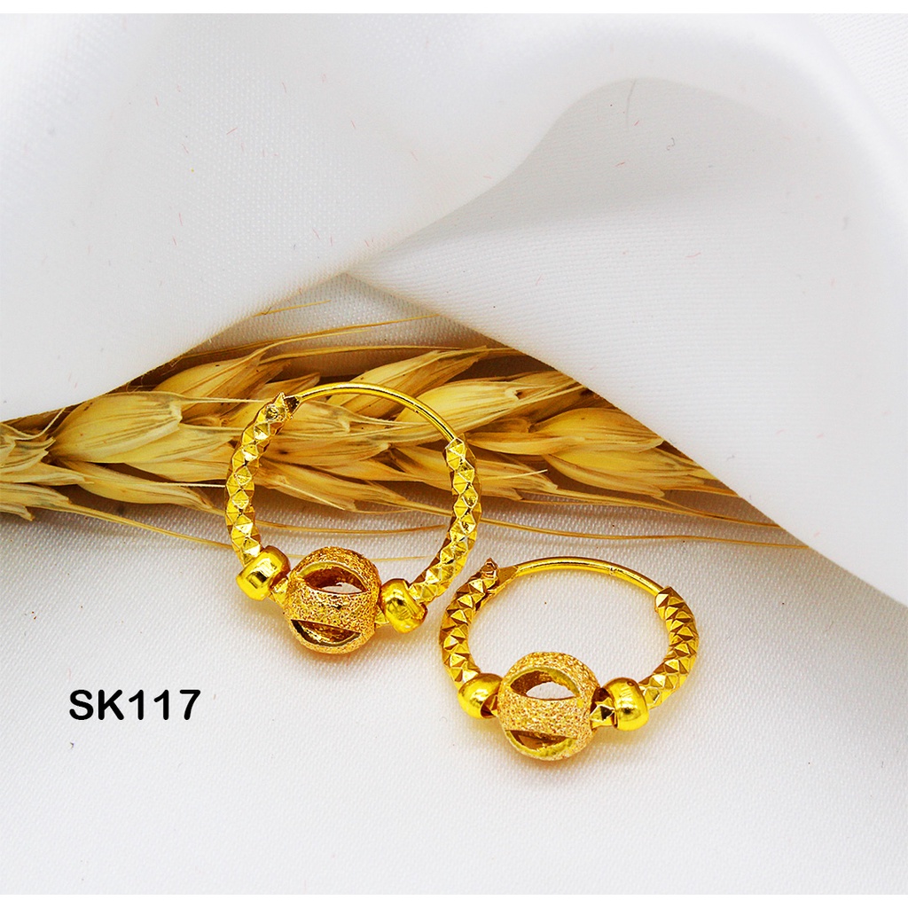 Emas Korea Earring - Subang (SK114)(SK115)(SK15)SK116)(SK117)(SK118 ...