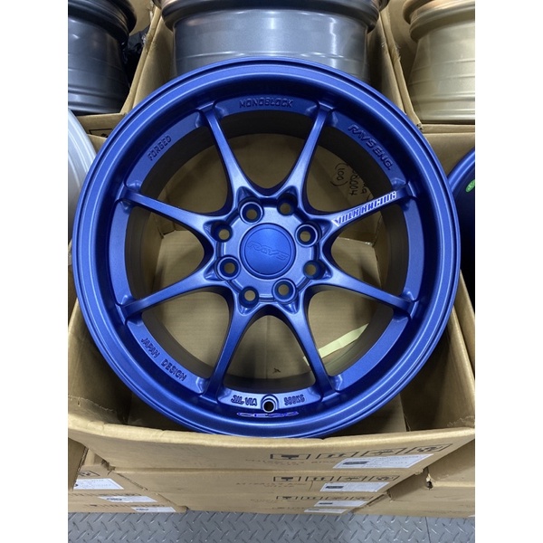 NEW CAR SPORT RIM CE28 MATT BLUE PCD100/114.4 | Shopee Malaysia