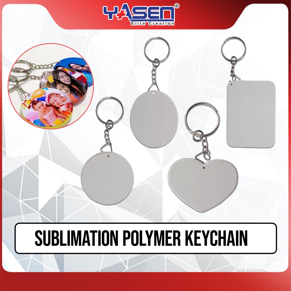Sublimation Polymer Keychain | Shopee Malaysia