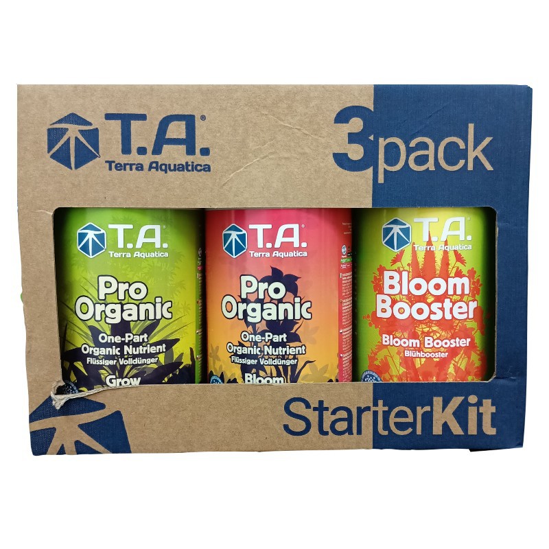 Terra Aquatica Pro Organic Starter Kit ( Grow, Bloom, Bloom Booster, Trikologic, Baja Organic ...