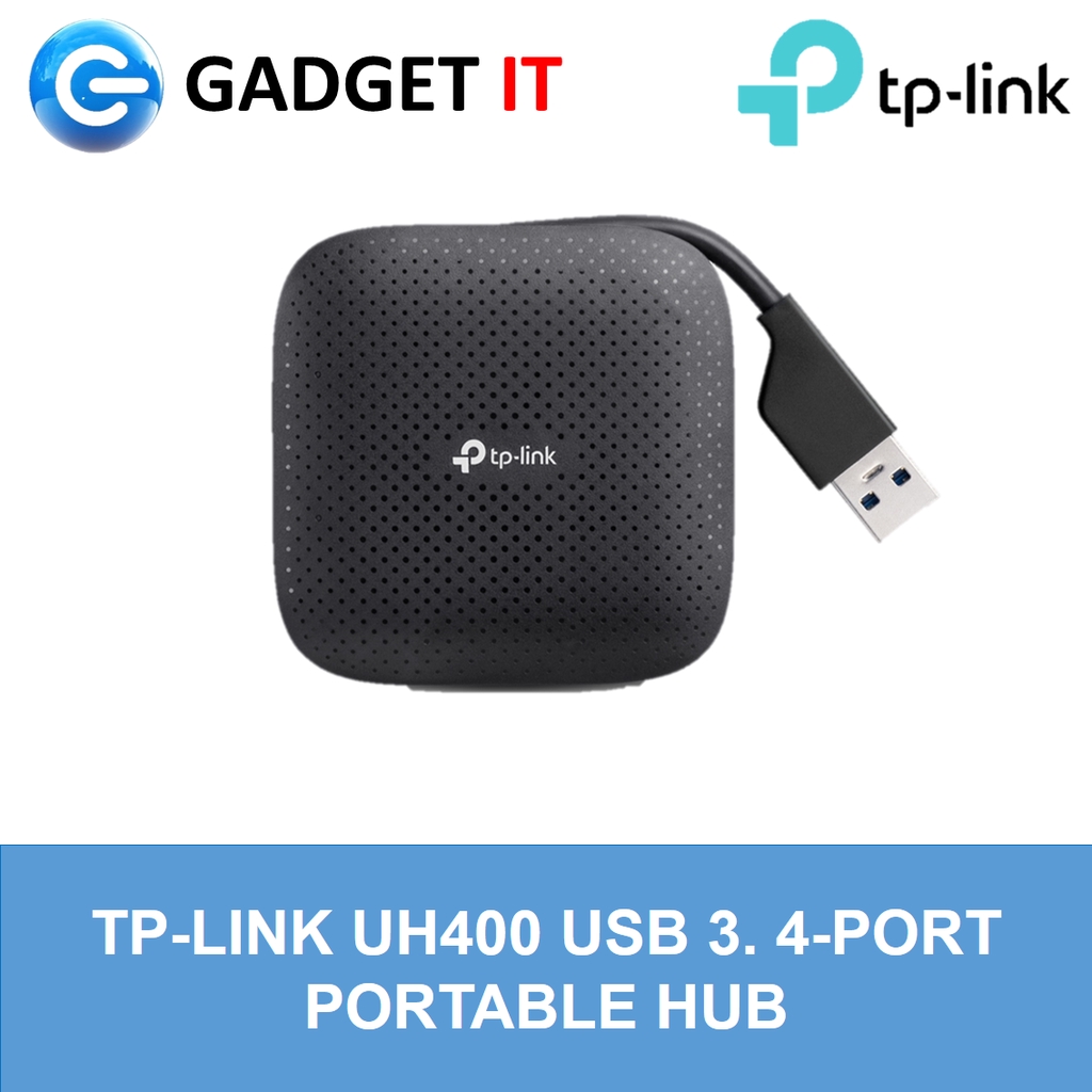 TP-LINK UH400 USB 3.0 4-Port Portable Hub (HUB-TPL-UH400) | Shopee Malaysia