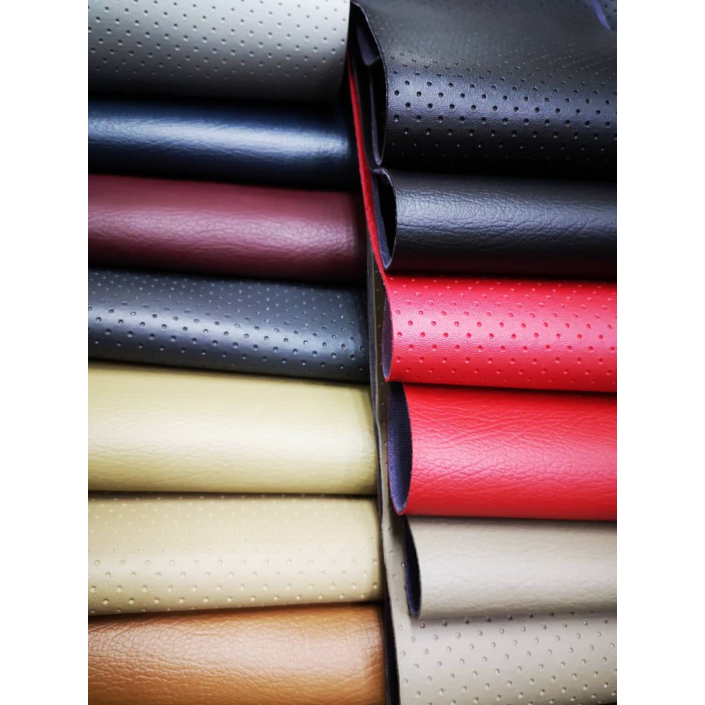 THICK PU Leather Fabric Kain PU PVC Tebal For Car Interior Upholstery ...