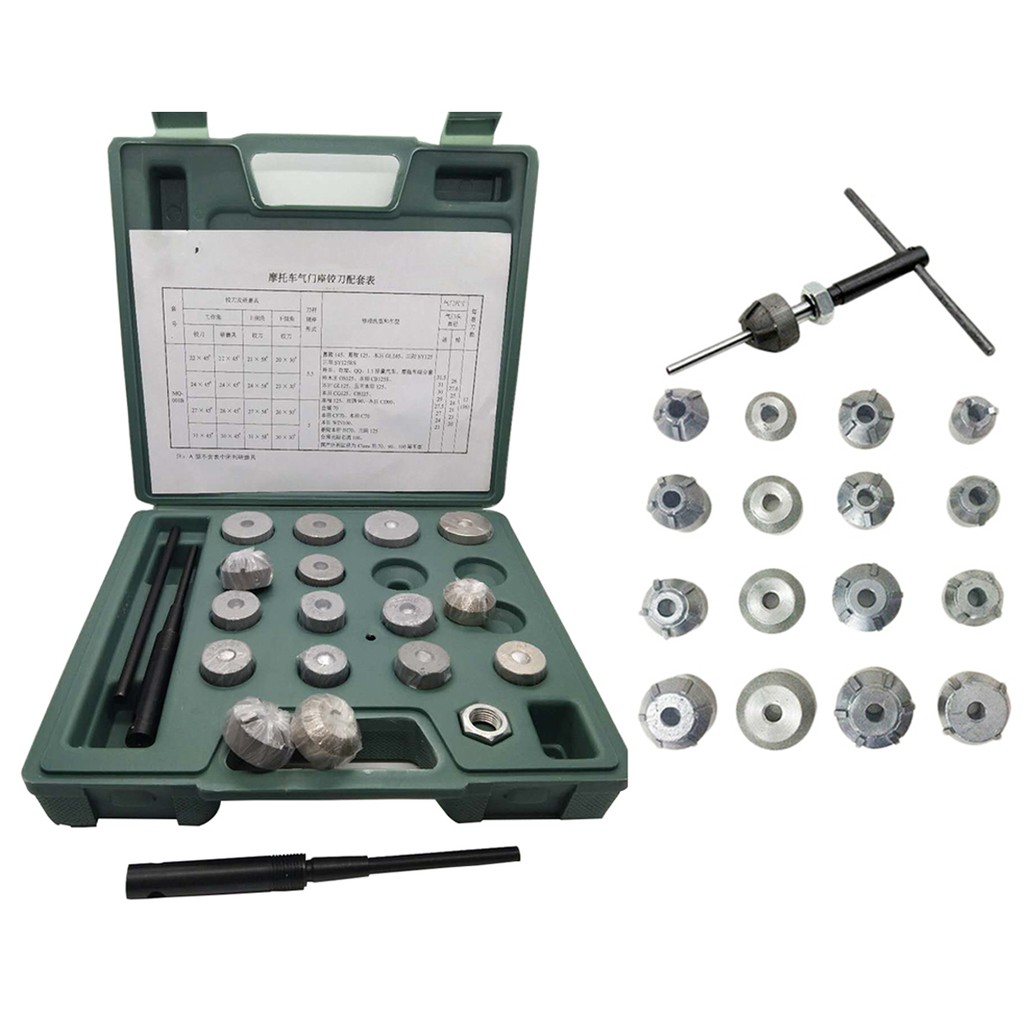 Universal Valve Seat Reamer Motorcycle Repair Cutter Valve Tool Set ...