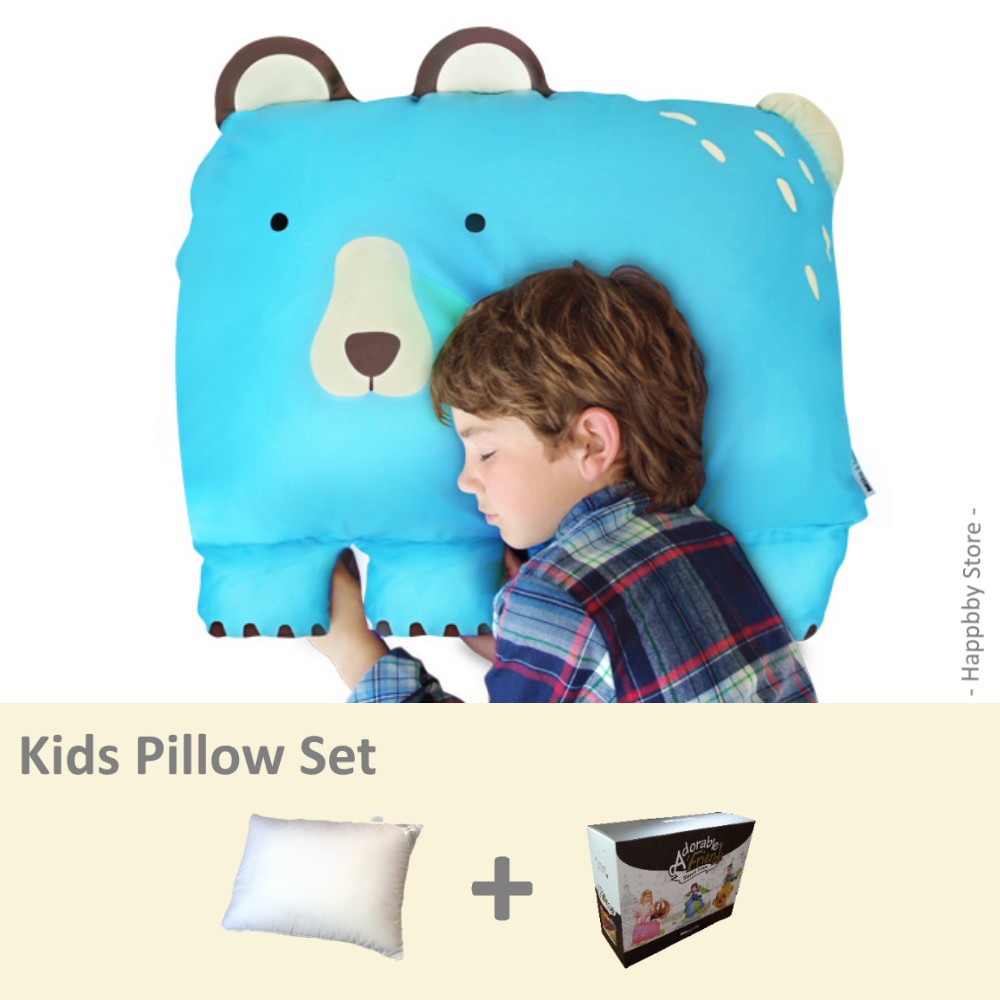 [Milo & Gabby] Kids Pillow+Pillow Case (Polar Bear) | Shopee Malaysia