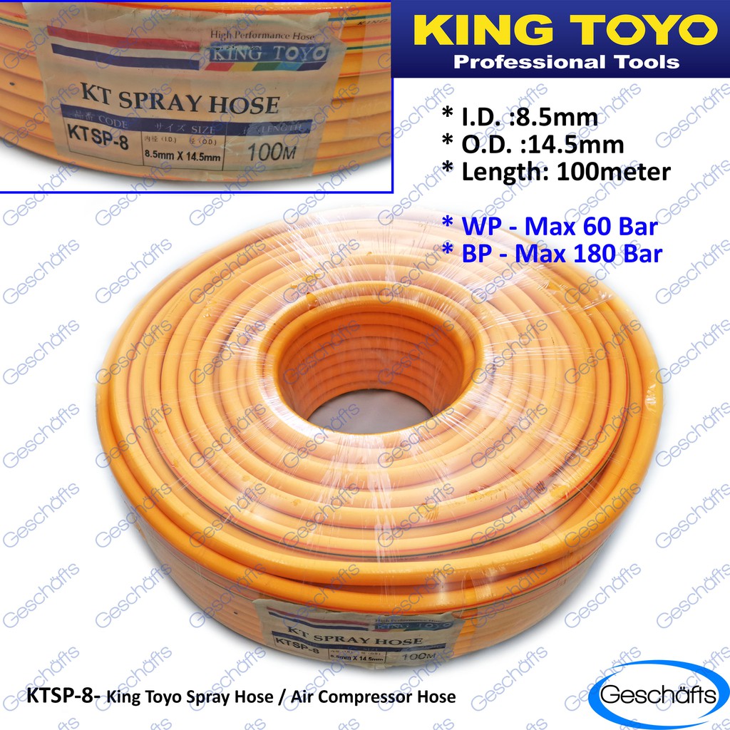King Toyo Air Hose / Spray Hose (100 Meter) | Shopee Malaysia