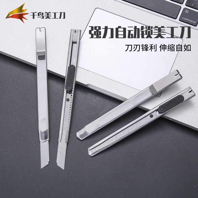 Thousand Bird Stainless Steel Small Size Cuter Knife 9MM Cutter Utility ...