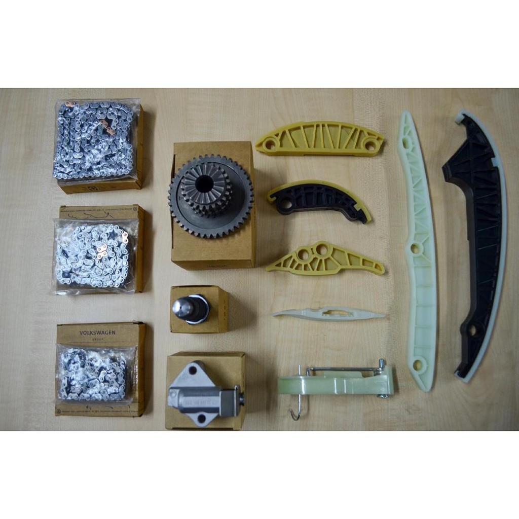 VW Audi EA888(gen2) Timing Chain set for 1.8/2.0TFSI Golf Gti/Passat B7 ...