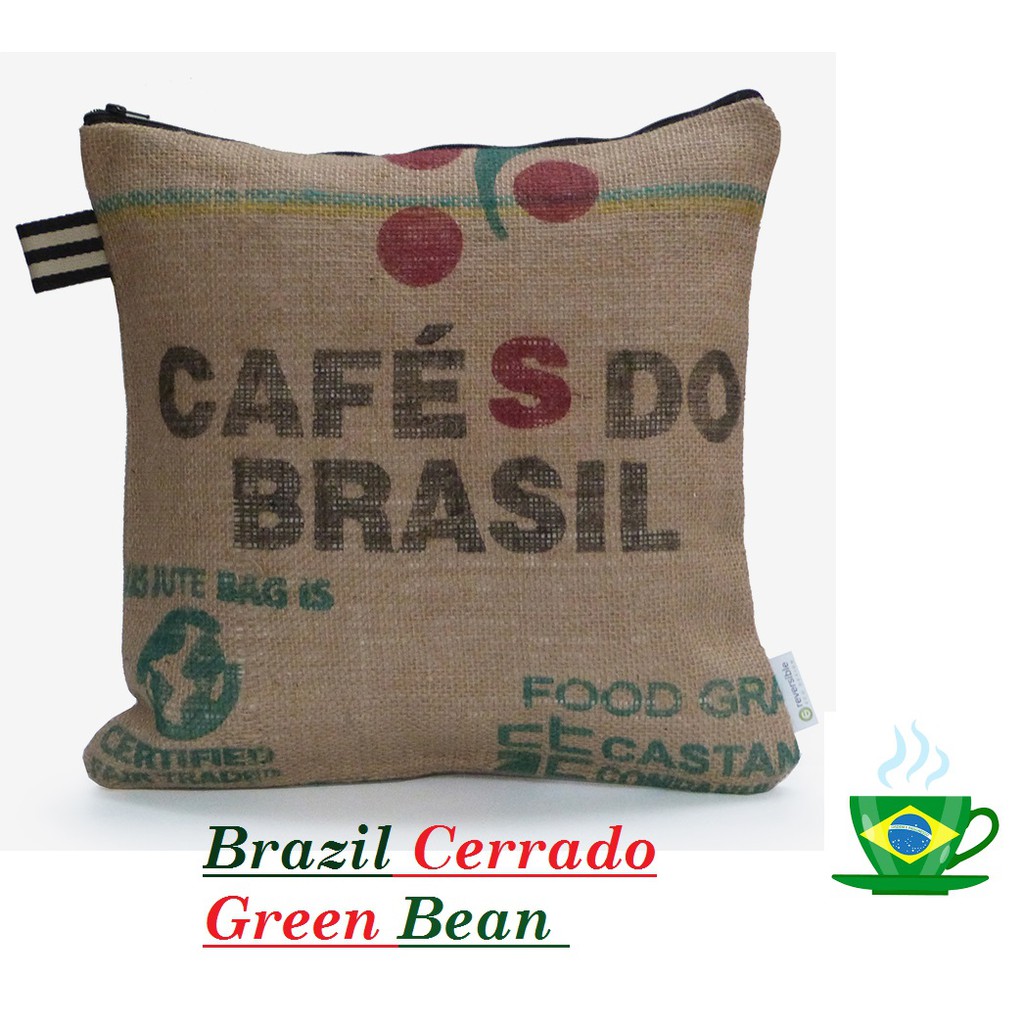 100% Brazil Cerrado Arabica Raw Coffee Bean hand-pick unroasted Green ...