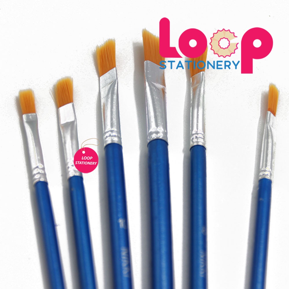 Paint Brush 6 Sizes in One Set | Shopee Malaysia