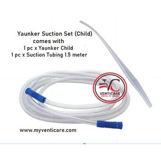 Yaunker Handle Paed Child Suction Connecting Tubing 1.5m Set | Shopee ...