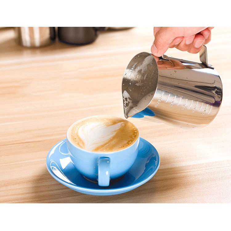 Stainless Steel Milk frothing Jug Stainless Steel Milk Jug with ...