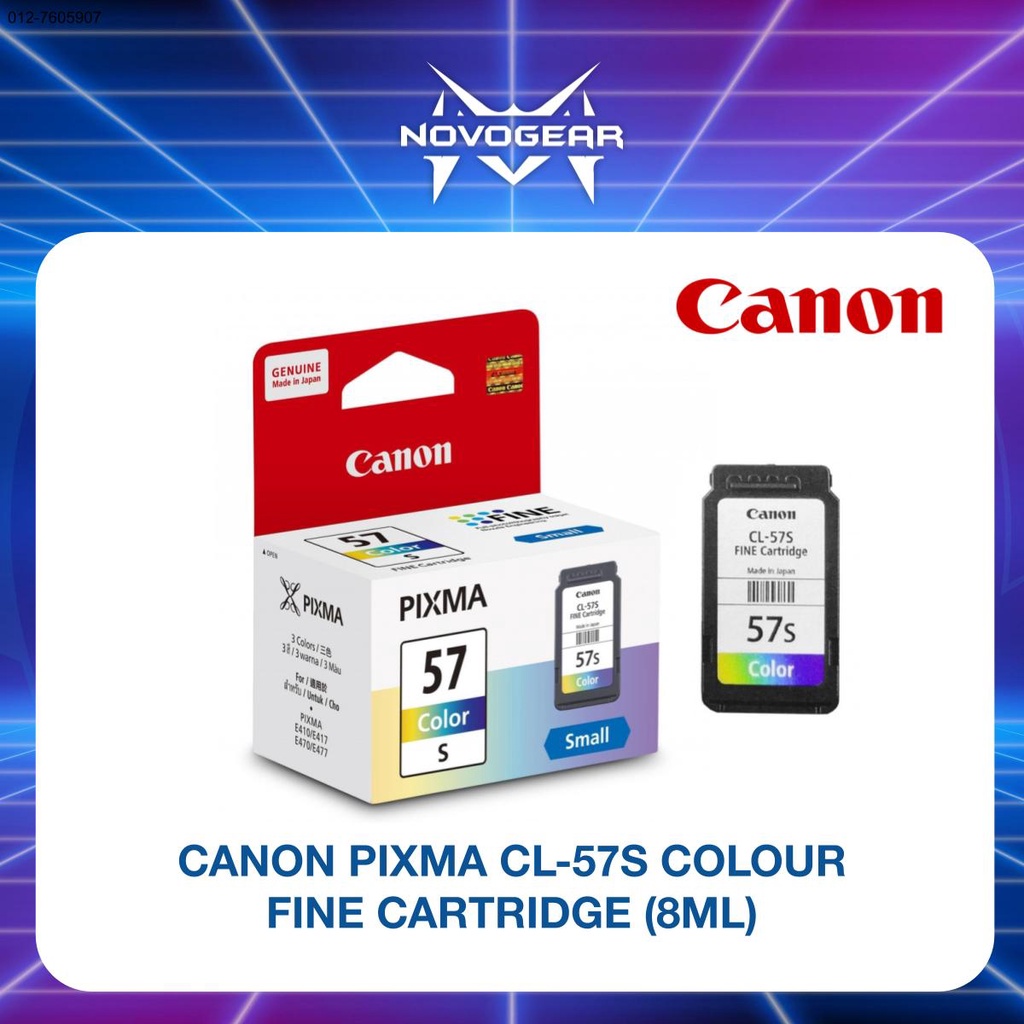 CANON PIXMA CL-57S COLOUR FINE CARTRIDGE (8ML) | Shopee Malaysia