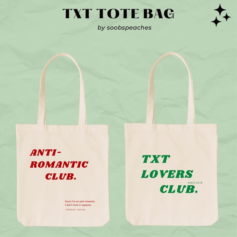 TXT AESTHETIC TOTE BAG VER 1 | Shopee Malaysia