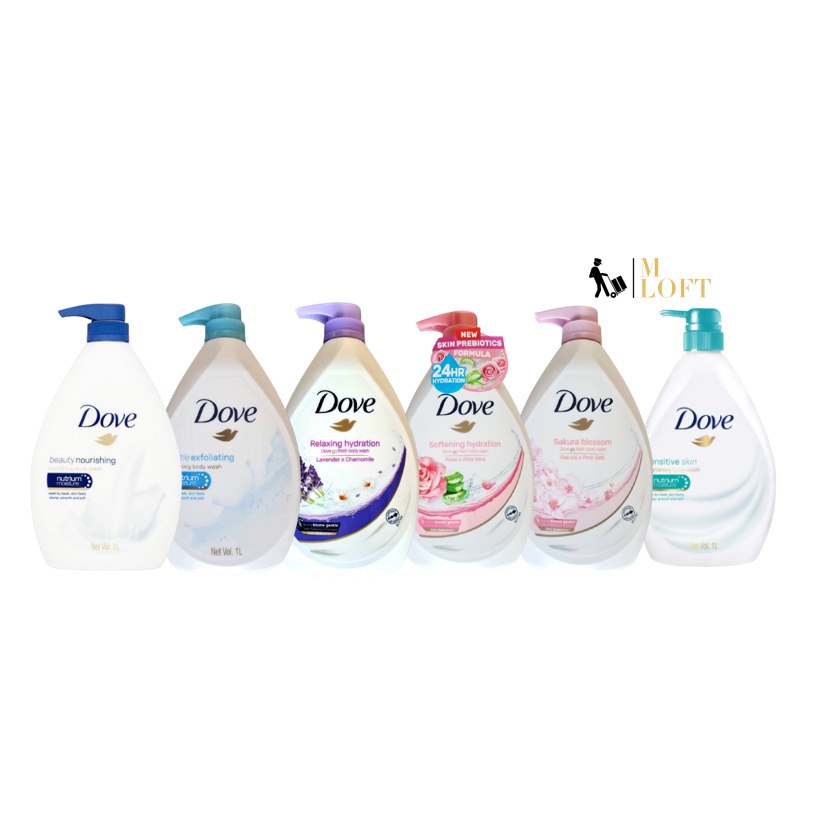 Dove Shower Body Wash 1Litre | Shopee Malaysia