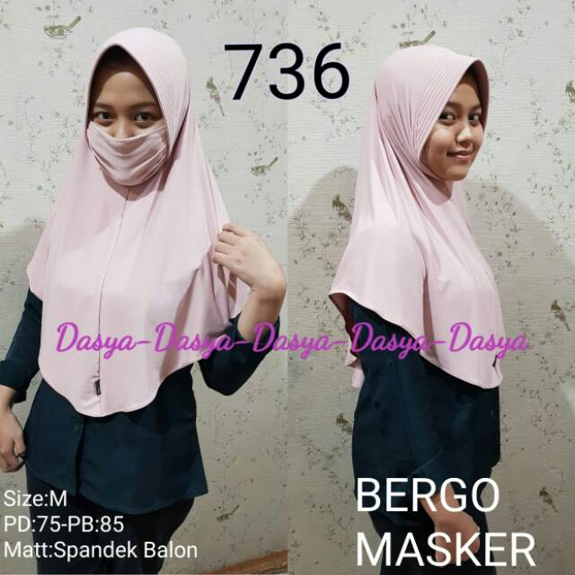 Hijab SAFETY MASK NIQAB ANTI CORONA/Instant HIjAb/SYRIA HIjAb/JERSY ...