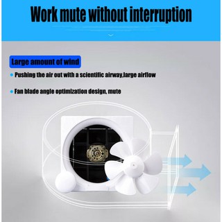 Bsboss PVC Wall Exhaust Fan 6/8/10/12Inch Ventilation Fan Kitchen Fan ...
