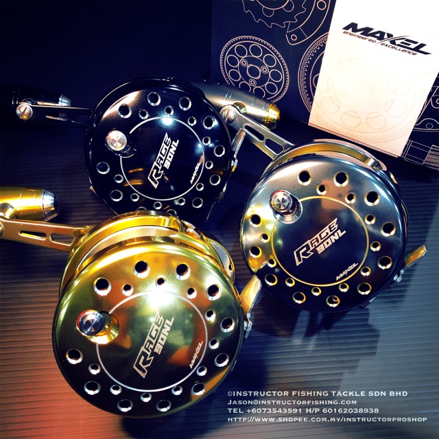 MAXEL FISHING REEL RAGE 90N/LEFTY JIGGING REEL | Shopee Malaysia